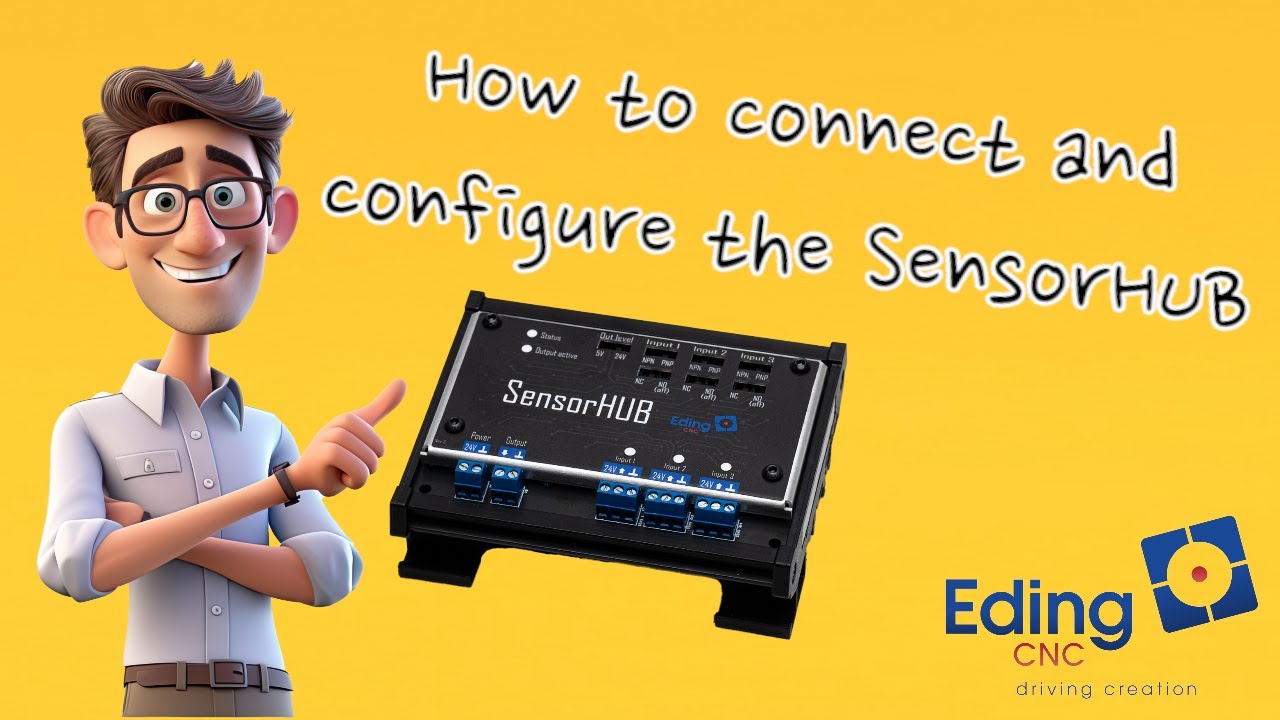 Edingcnc Sensorhub Setup Configuration Youtube