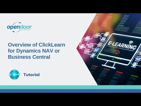 Overview Of Clicklearn For Dynamics Nav Or Business Central Youtube