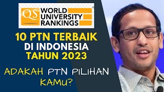 10 Ptn Terbaik Di Indonesia Tahun 2023 Versi Qs World University