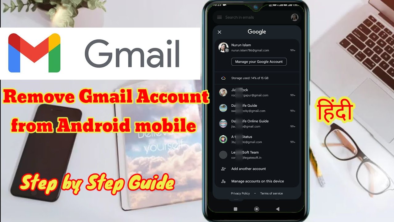 How To Remove A Gmail Account From Android Remove Gmail Account From