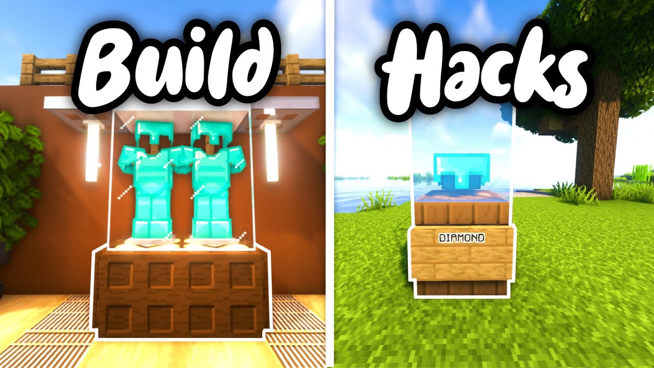 10 Amazing Minecraft Build Hacks And Ideas Youtube