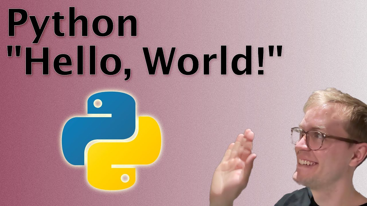 Python Hello World Intro To Coding Learn To Code Python Youtube