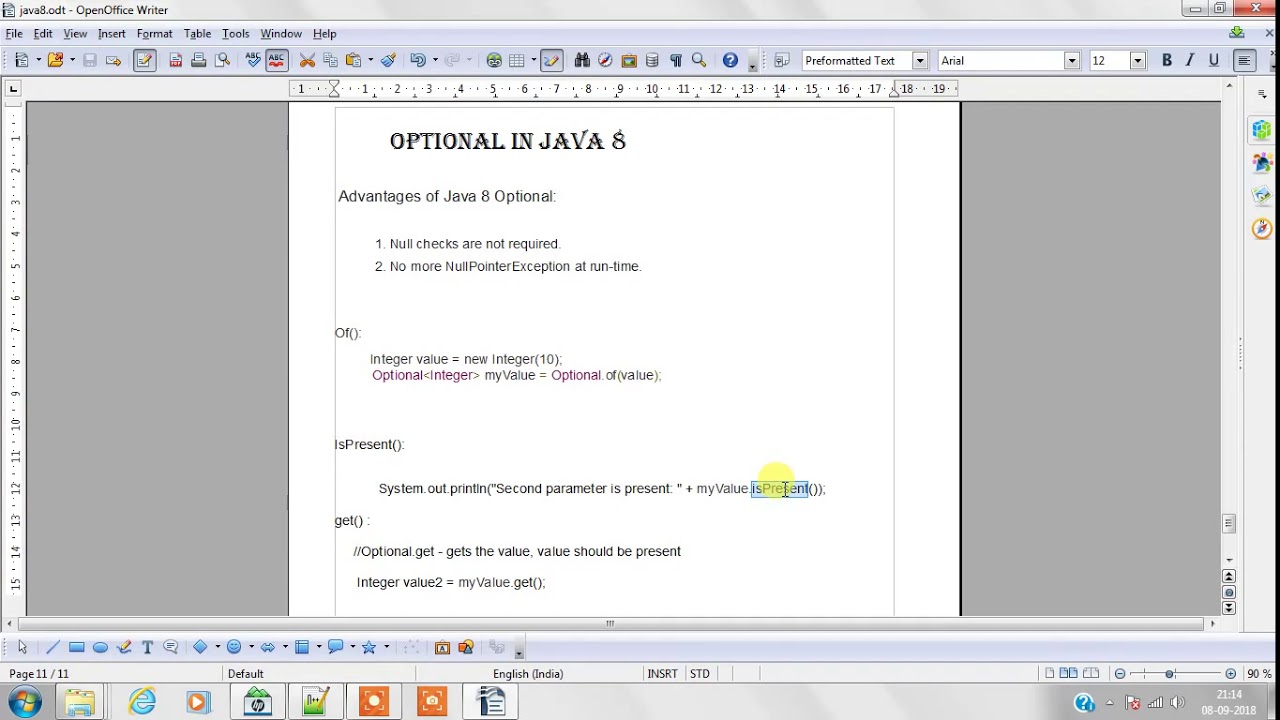 Optional In Java 8 Youtube