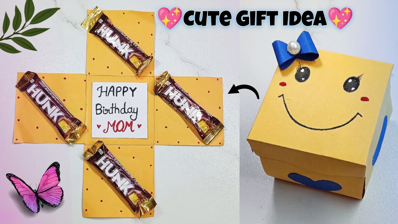 Diy Birthday Gift Idea Paper Craft Gift Ideas Mom Birthday Gift