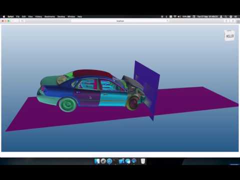 Ls Dyna Post Processing D3plot Webgl Youtube