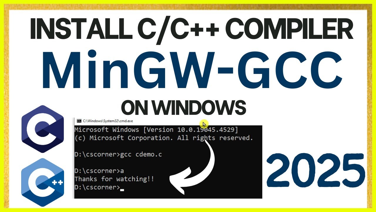How To Install Mingw W64 On Windows 11 10 2025 Mingw Gnu Compiler