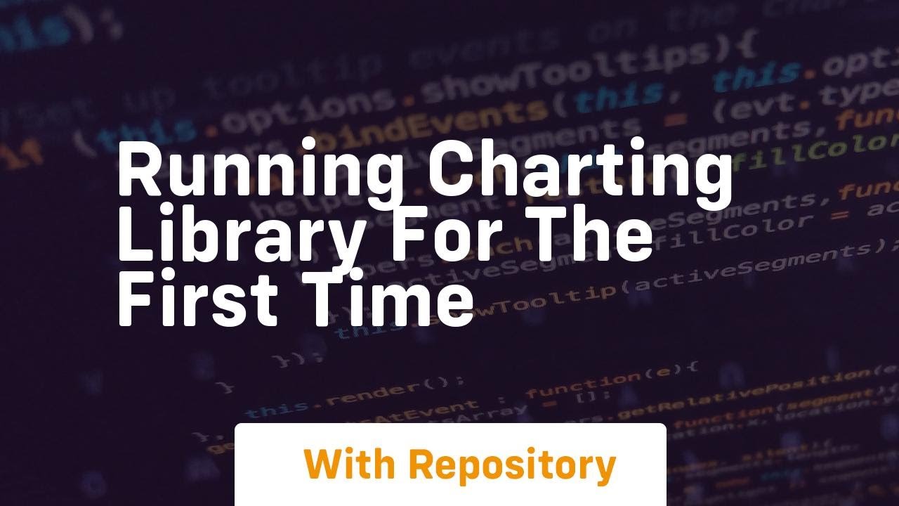 Running Charting Library For The First Time Youtube