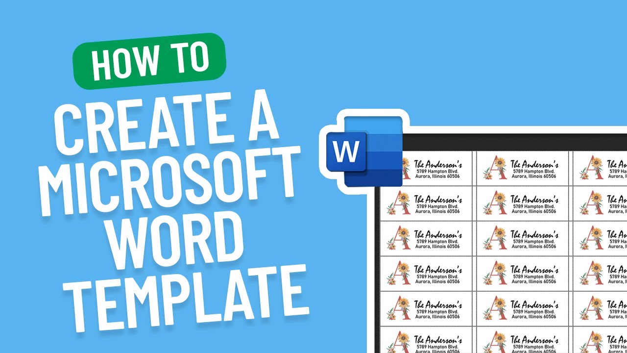 How To Create Labels In Microsoft Word Smith Corona Labels Youtube