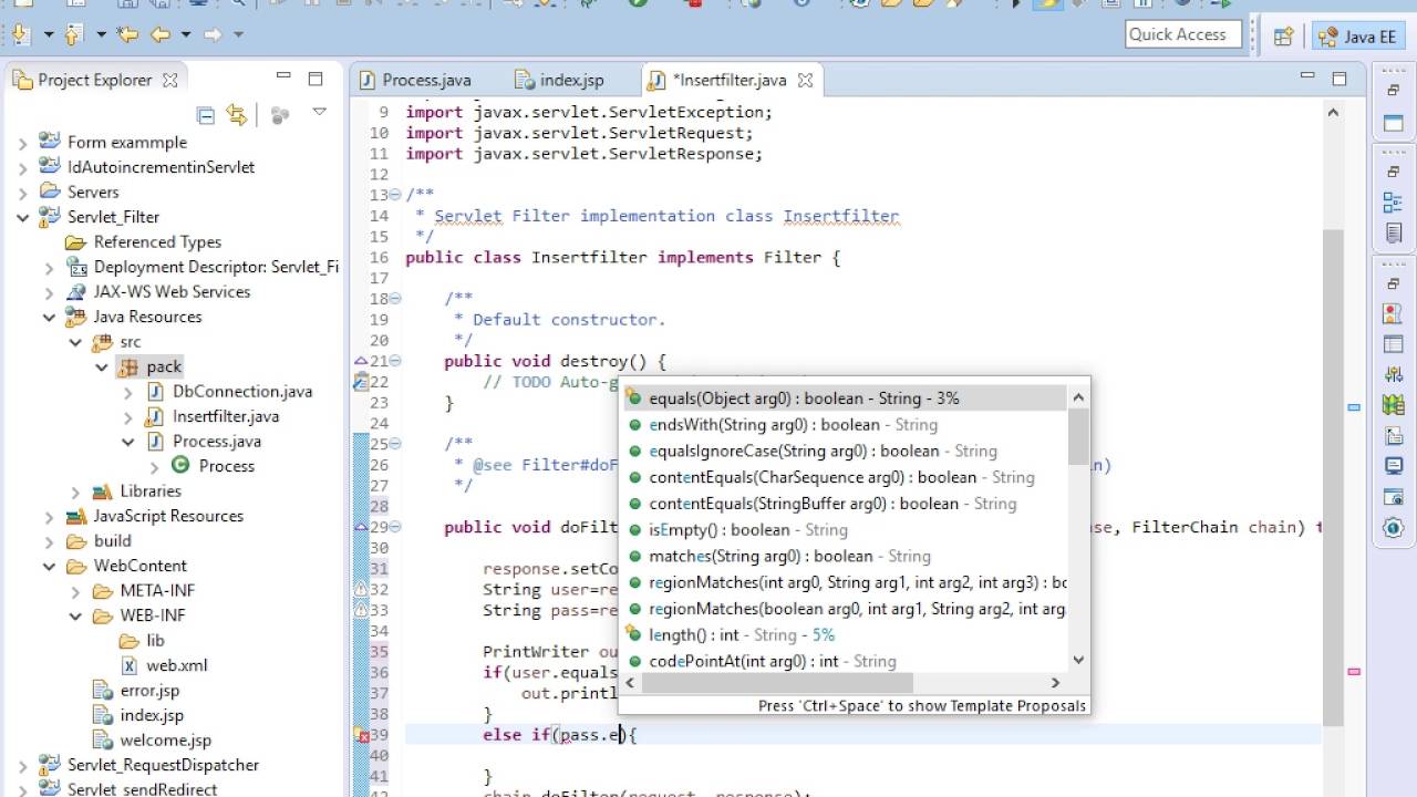 Servlet Filter Youtube