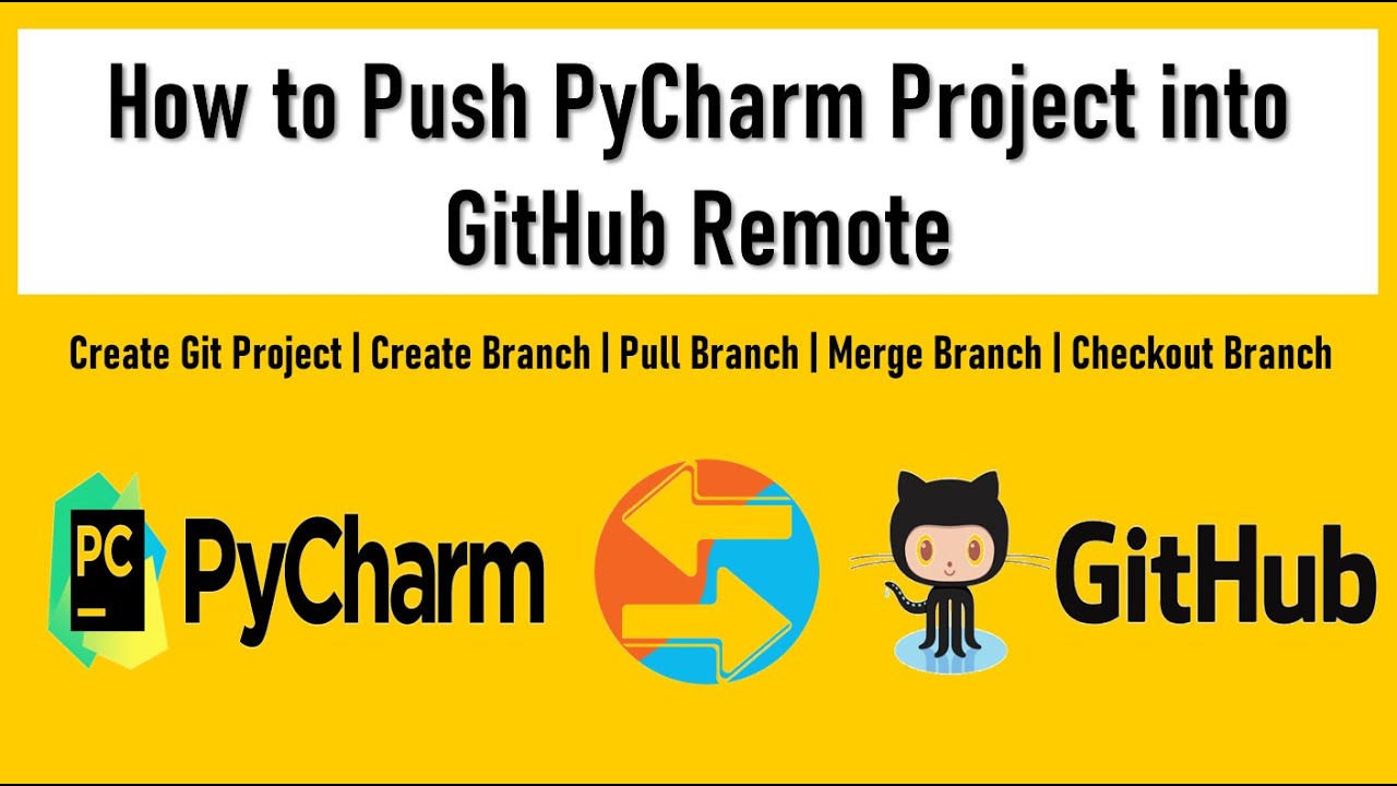 How To Push Python Project To Git Remote Pycharm And Git Integration