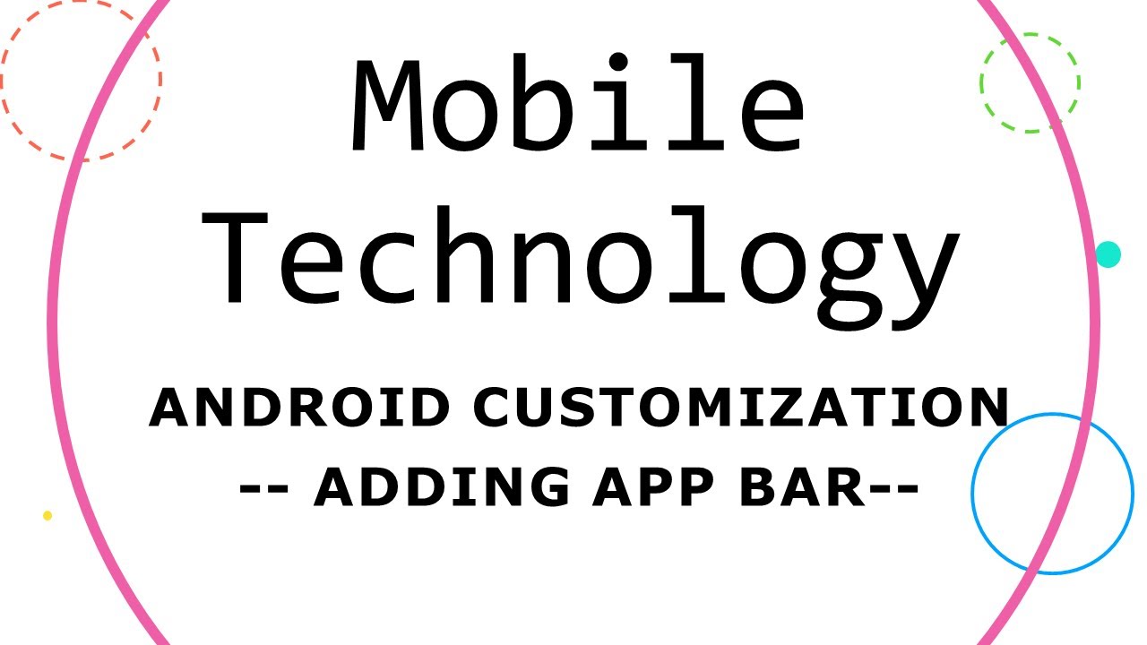 Android Java Adding The Appbar 2024 Youtube