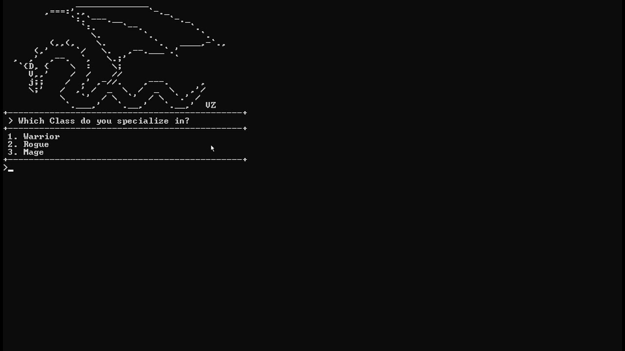 Python Text Rpg Showcase Oldenrpg Youtube