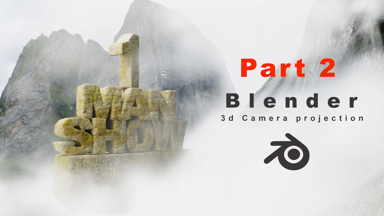 Blender Camera Projection Blender 3d Tutorial Part 2 2020 Youtube