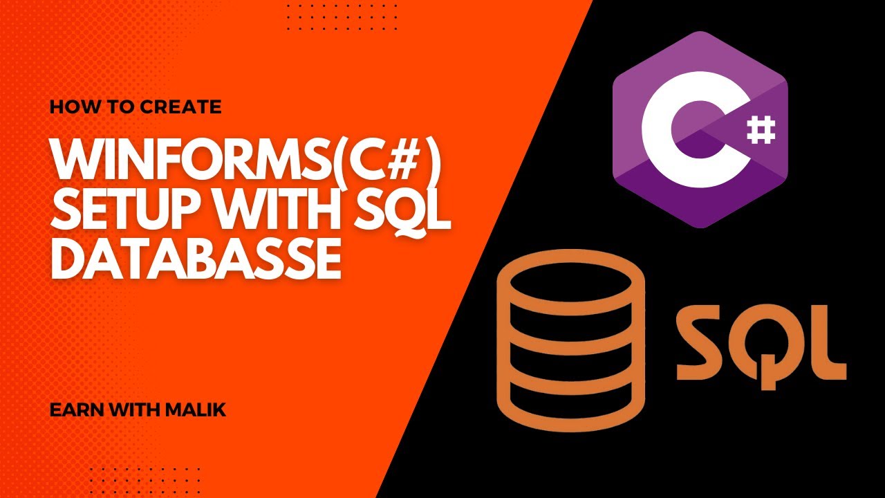 How To Create Application Setup With Sql Database C Winforms Visual