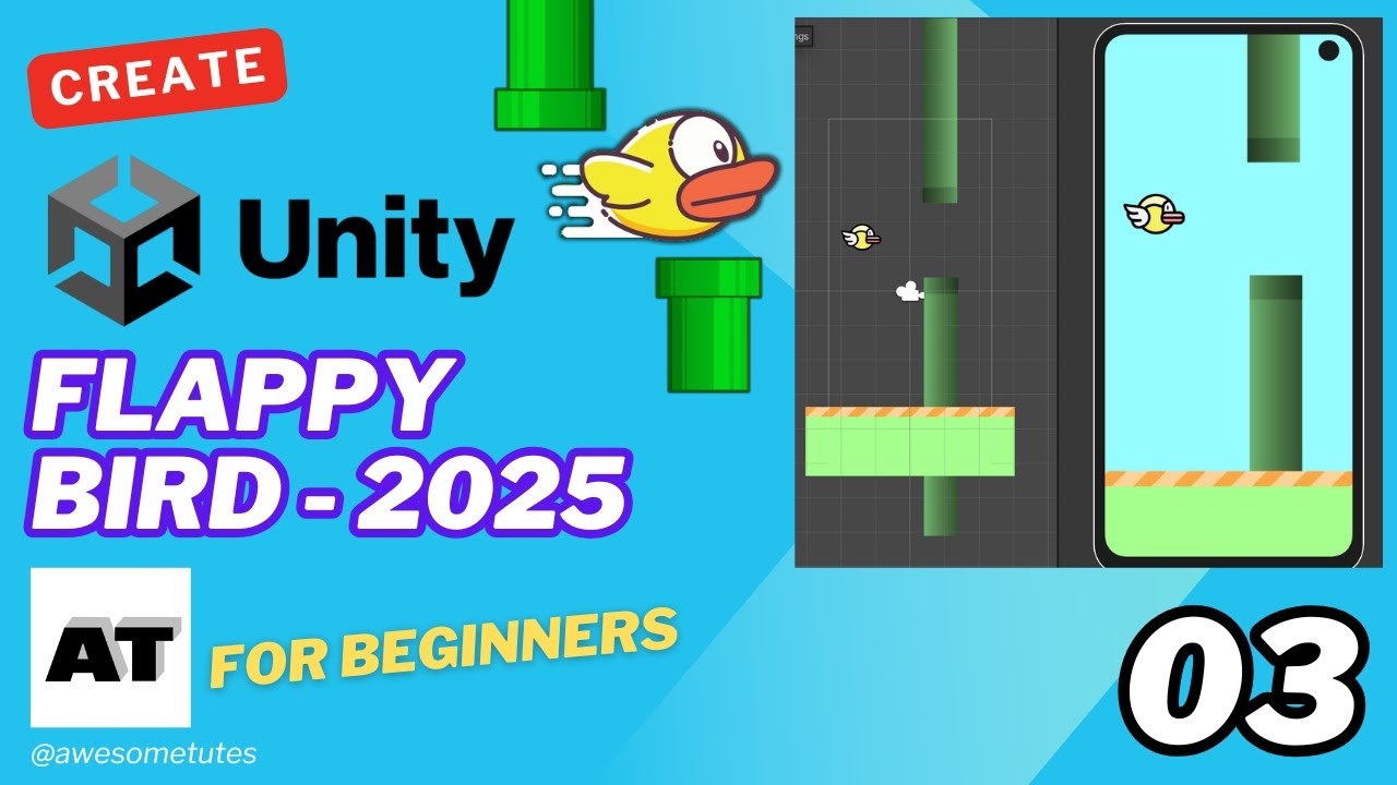 Unity Mobile Game Development 2025 Making Flappy Bird Tutorial