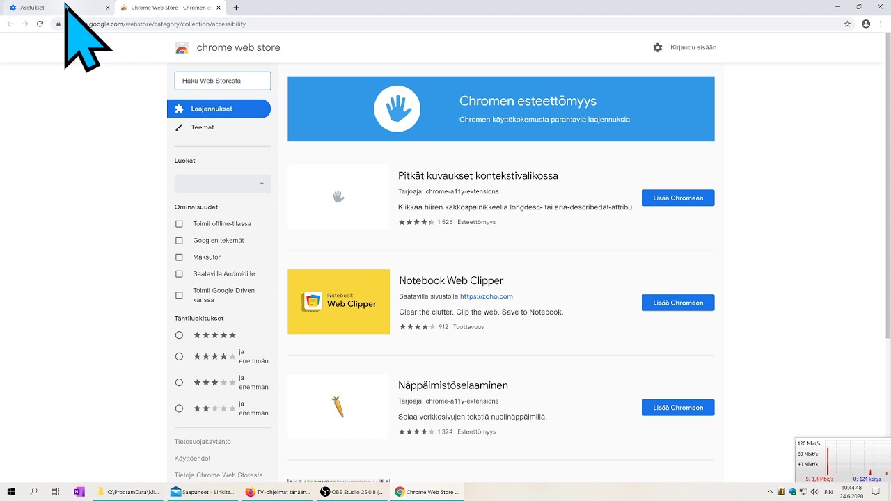 Chromen Asetukset Youtube