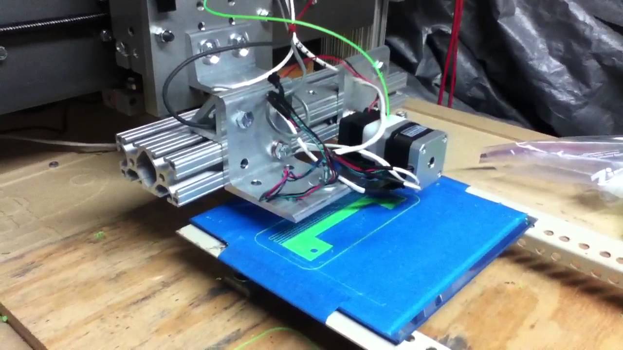 3d Printing A Part For Work On My Repstrap Cnc Machine Youtube