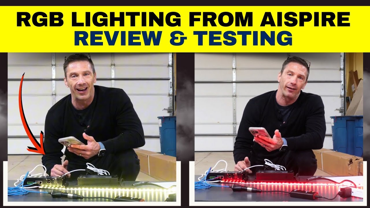 Upgrade Your Space Aispire Rgb Lighting Review Testing Youtube