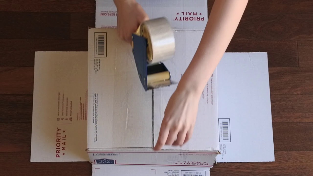 Home How To Tape A Box Youtube