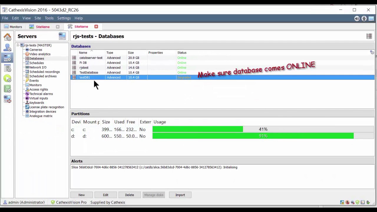 Database Setup Youtube