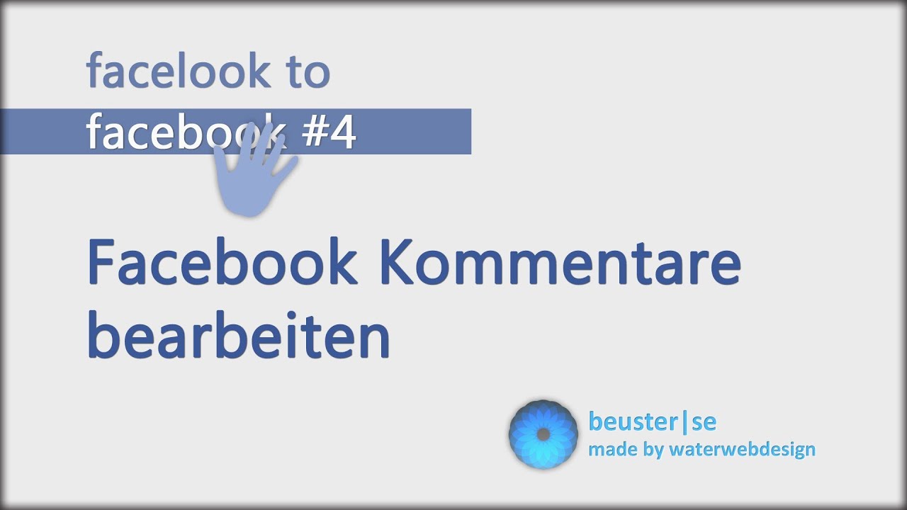 Facebook Kommentare Bearbeiten Facelook To Facebook 4 Hd Youtube
