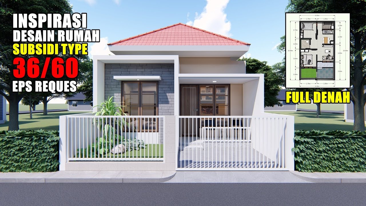 13 Desain Rumah Subsidi Type 36 60 Rumah Desain 2023