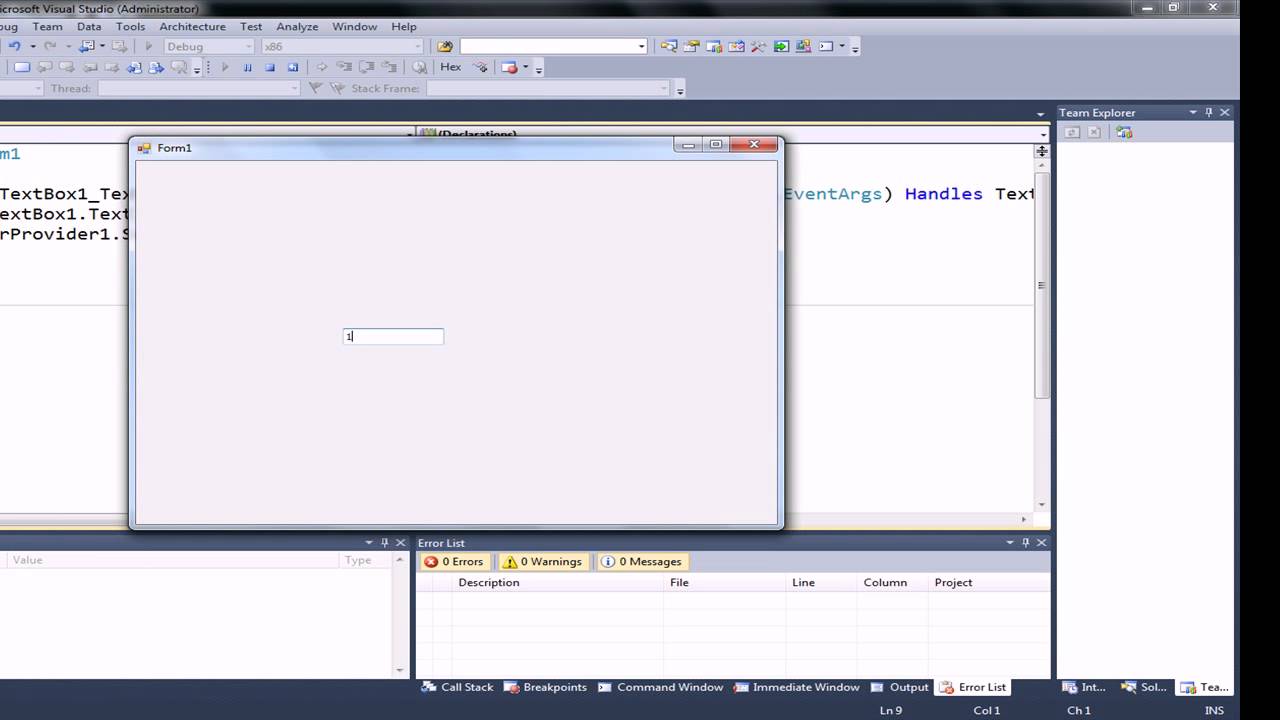 Errorprovider Visual Basic Fikoreview
