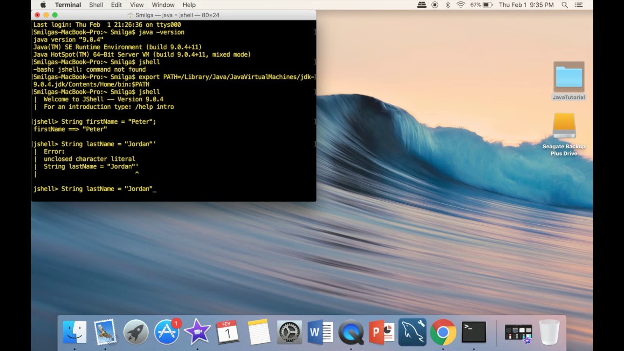 Java Tutorial For Beginners Jshell Youtube