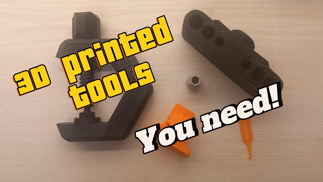 Top 5 3d Printed Tools Youtube