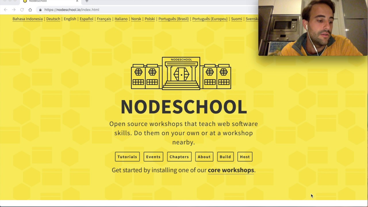 Nodeschool Io Intro Setup And Hello World Youtube