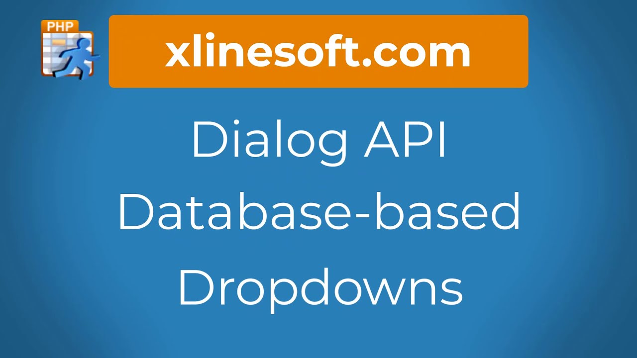 Dialog Api Database Based Dropdowns Youtube