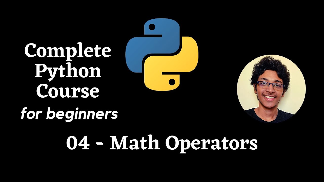 Comparison Math Operators In Python Python Tutorial For Absolute