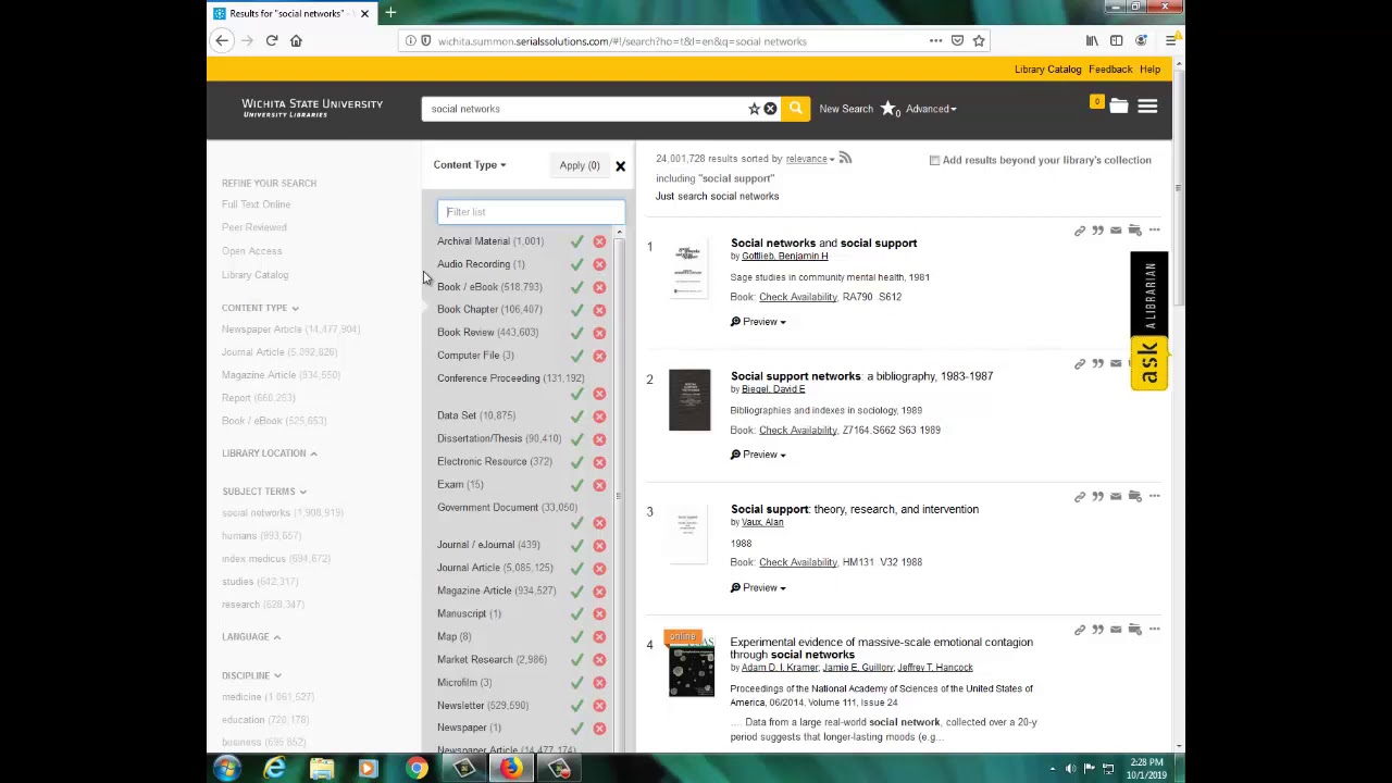 Finding Articles In Smartsearch Youtube