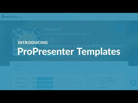 Introducing Propresenter Templates Youtube