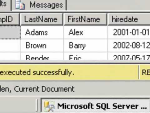 Sql2008devvol1 Lab2 2 Usingcriteriagoodvideo Wmv Youtube