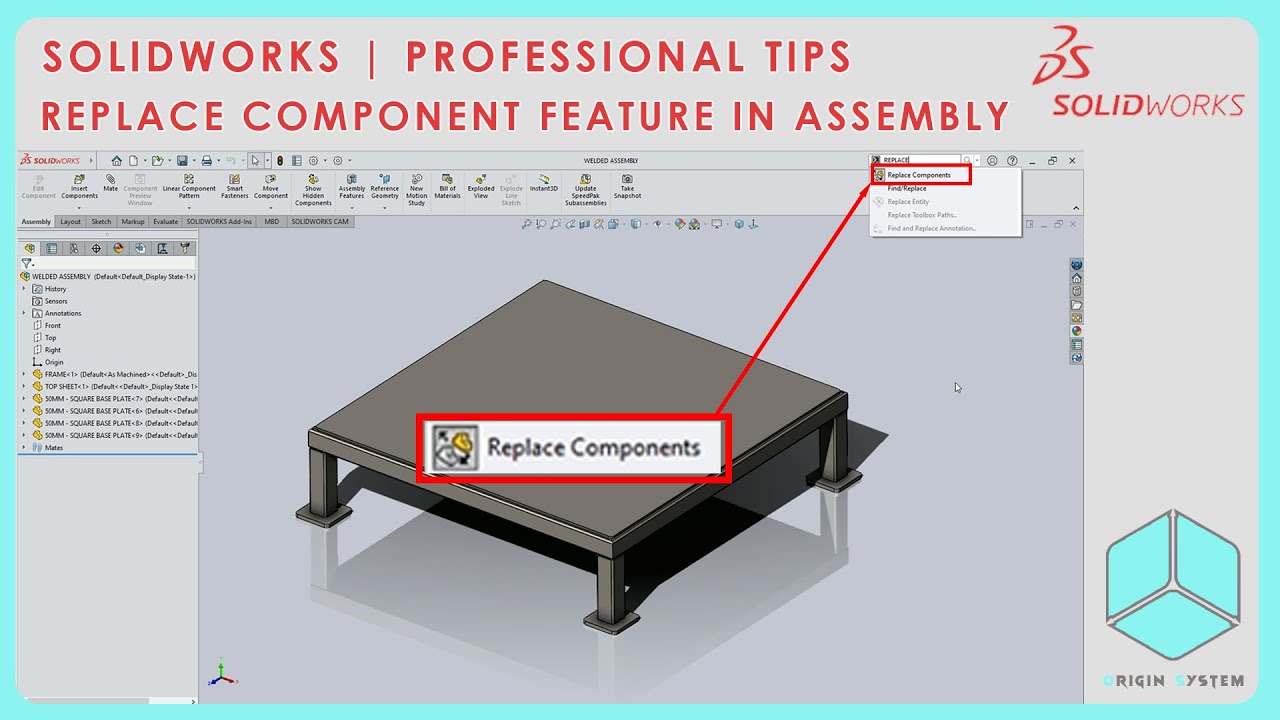 Replace Component In Assembly а а а їа ґа їа іаїќ Solidworks Tutorials