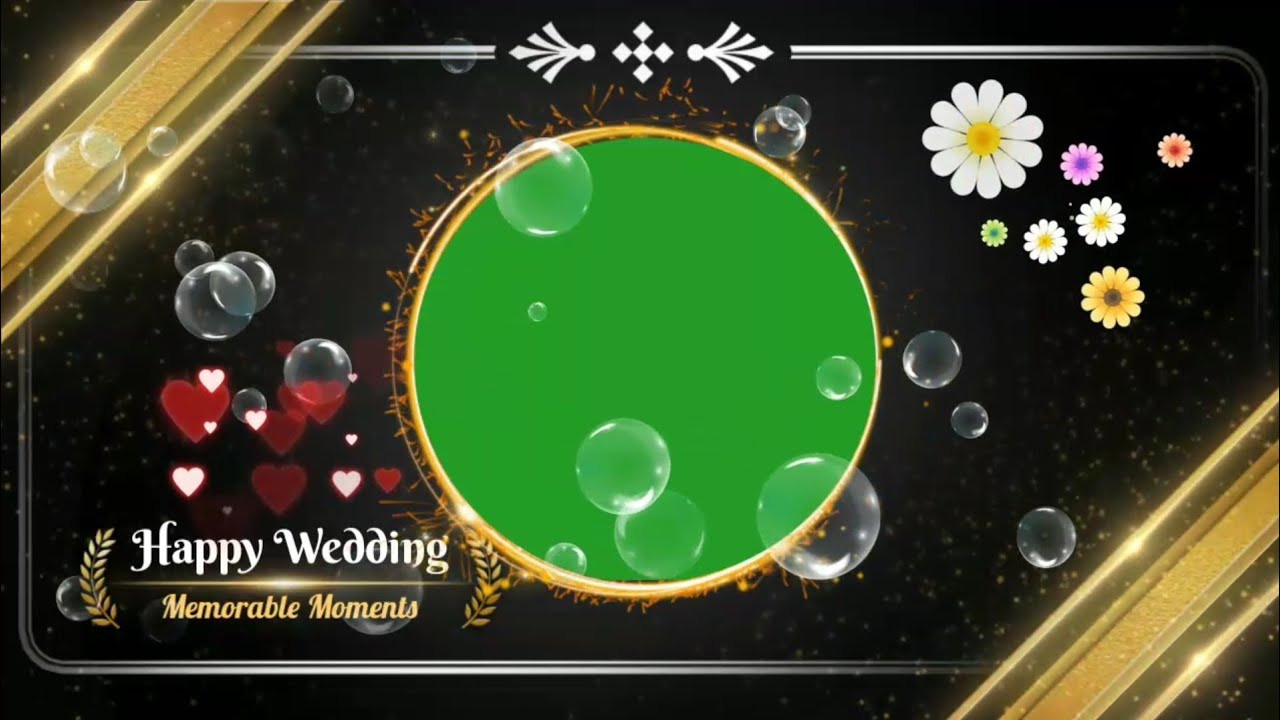 Green Screen Happy Wedding Intro Effects New I Birammasakthitech Youtube