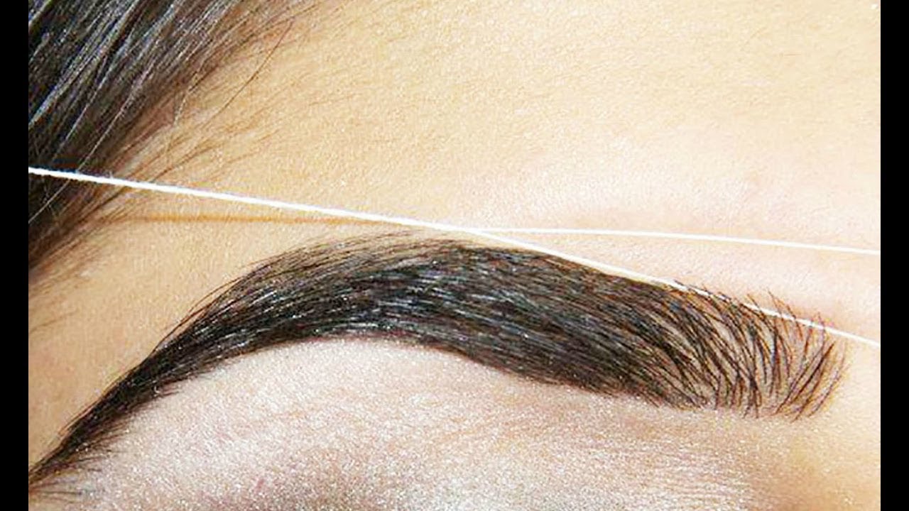 Threading Eyebrows By Yourself