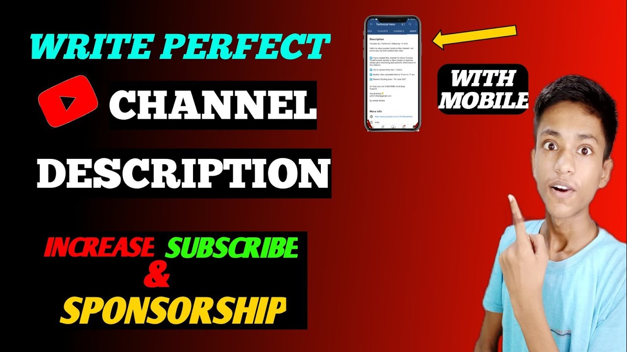 How To Write Perfect Channel Description Channel Description