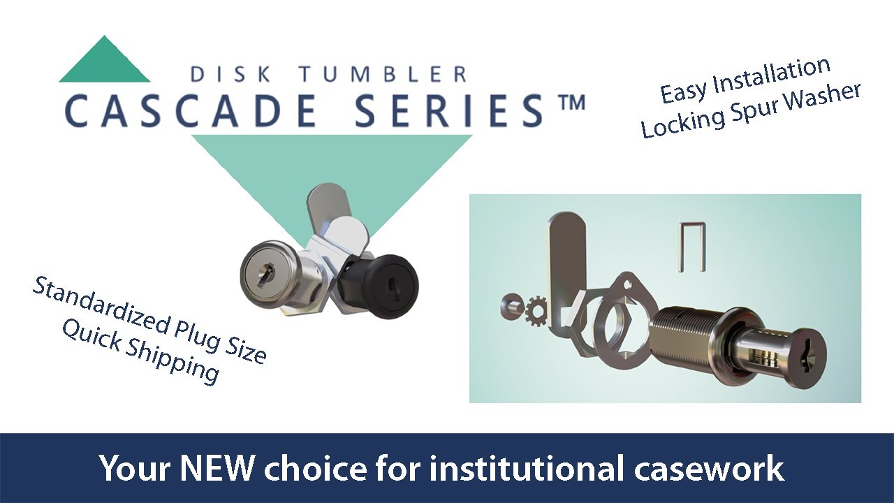 Cascade Series Disc Tumbler Cam Locks Easy To Install Flexible
