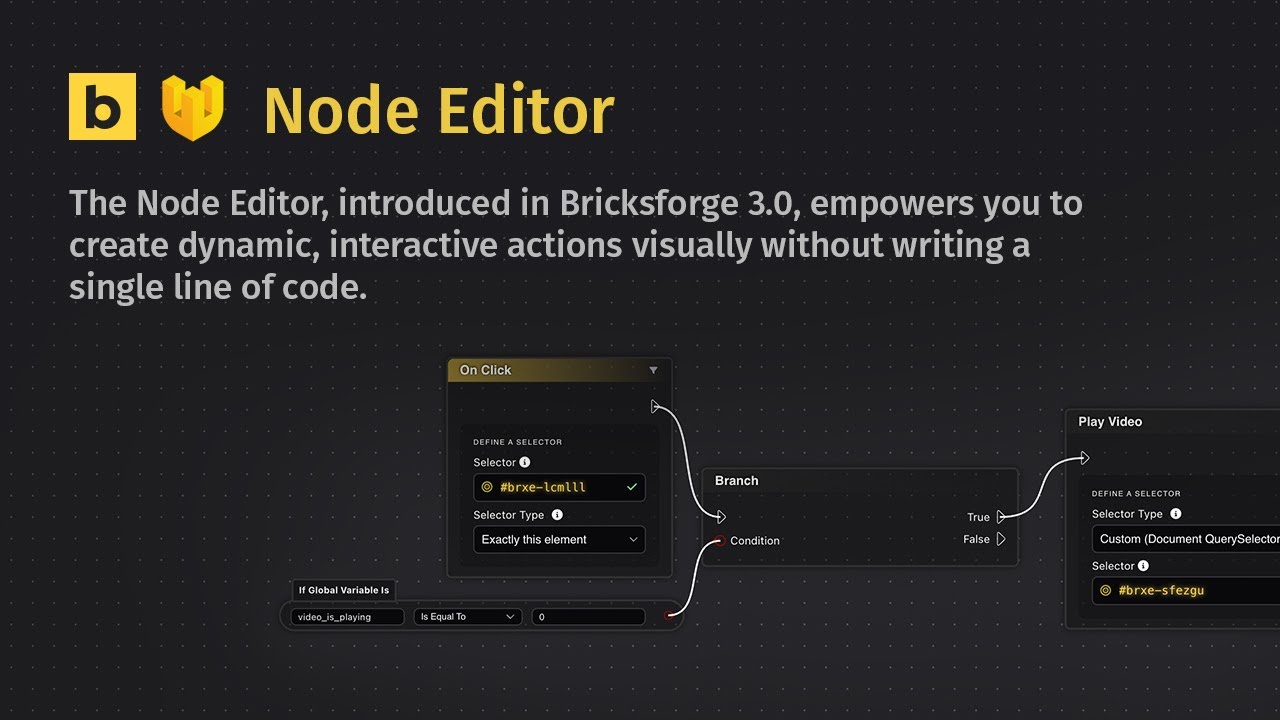 Node Editor Bricksforge 3 0 Youtube