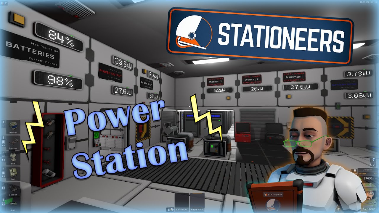 Stationeers Power Station Quick Clip Of Airlocks And Networks Youtube