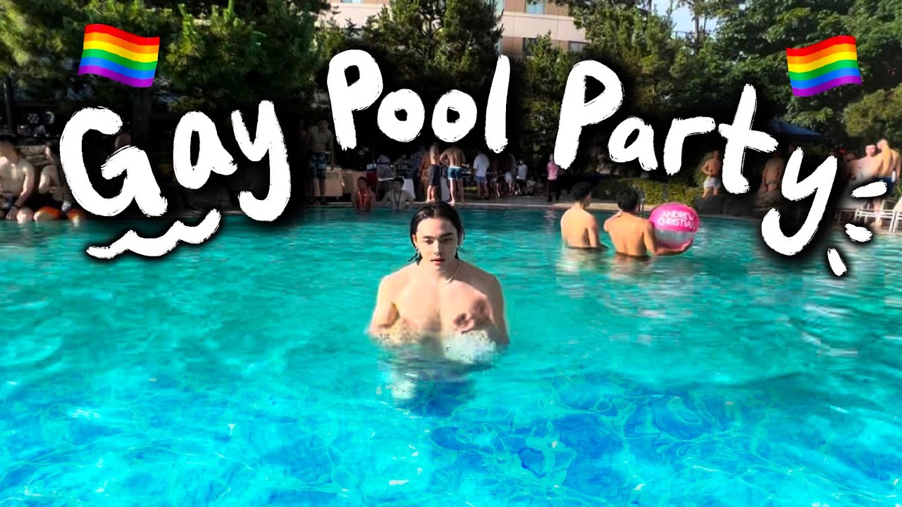 Tokyo Vlog My First Gay Pool Party Youtube