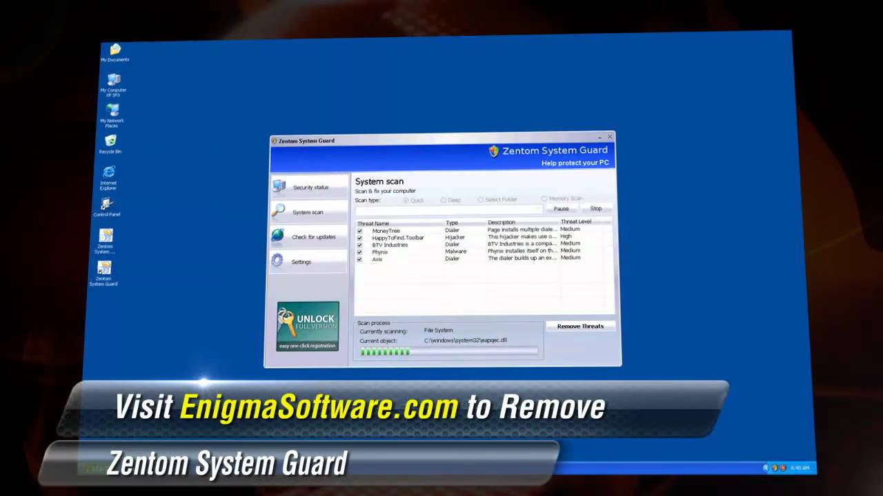 How To Remove Zentom System Guard From Your Computer Youtube