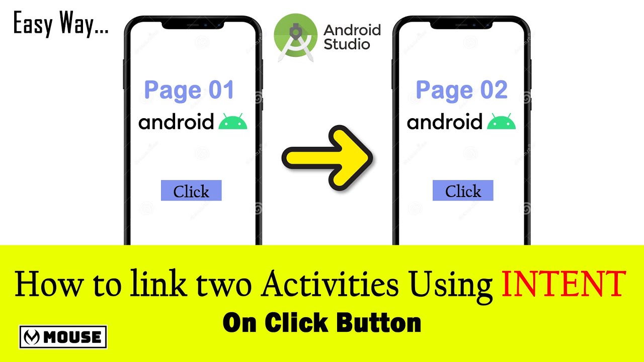 How To Make A Button Open A New Activity Android Studio Tutorial