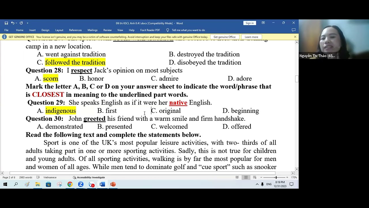 Class 8 Lesson 52 Youtube
