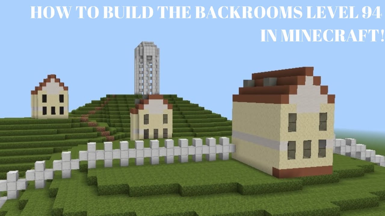 How To Build Backrooms Level 94 In Minecraft Youtube