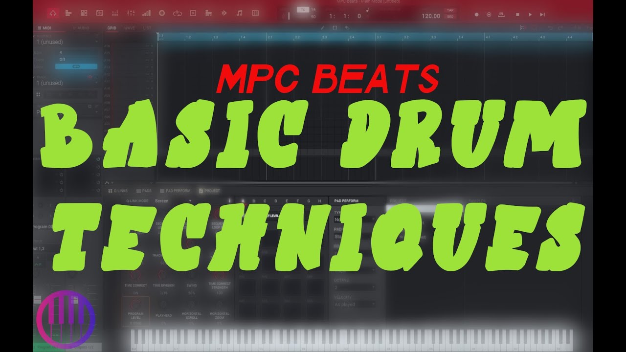 Mpc Beats Basic Drum Techniques Youtube