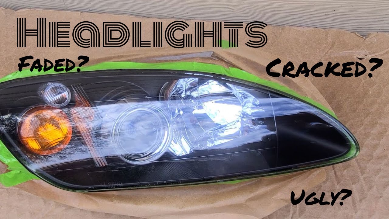 Cracked Headlight Restoration Youtube