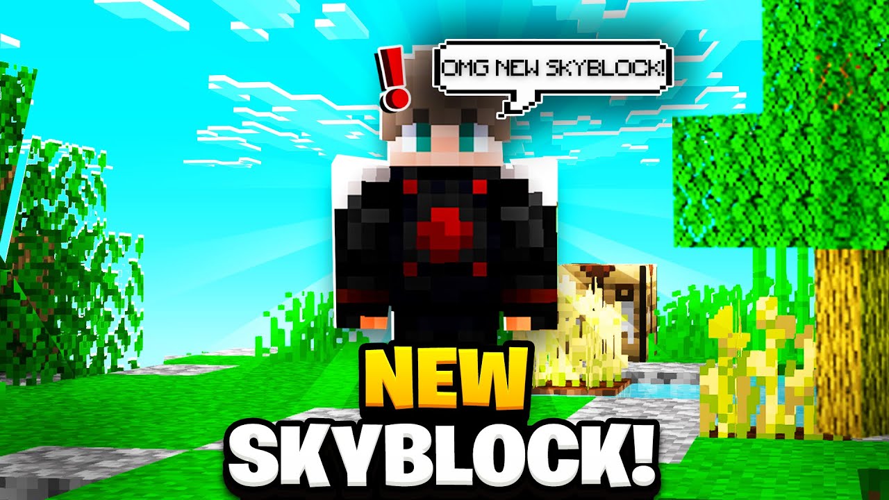 I Tried A Brand New Skyblock Server In 2023 Youtube
